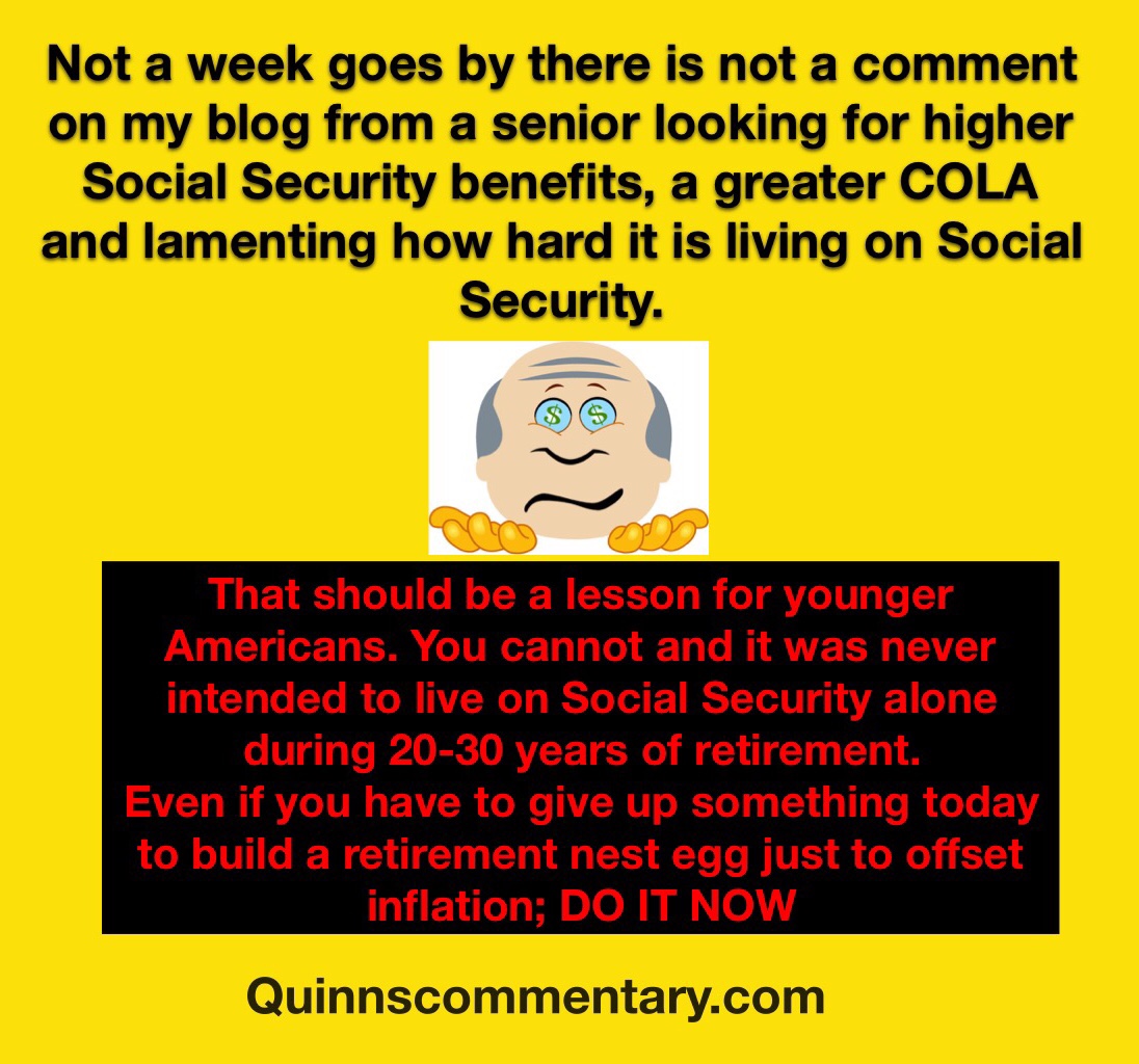 Updated Social Security COLA projection for 2020 – QUINNSCOMMENTARY